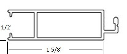 Standard Sliding Screen Door Frame - Screen Components Direct